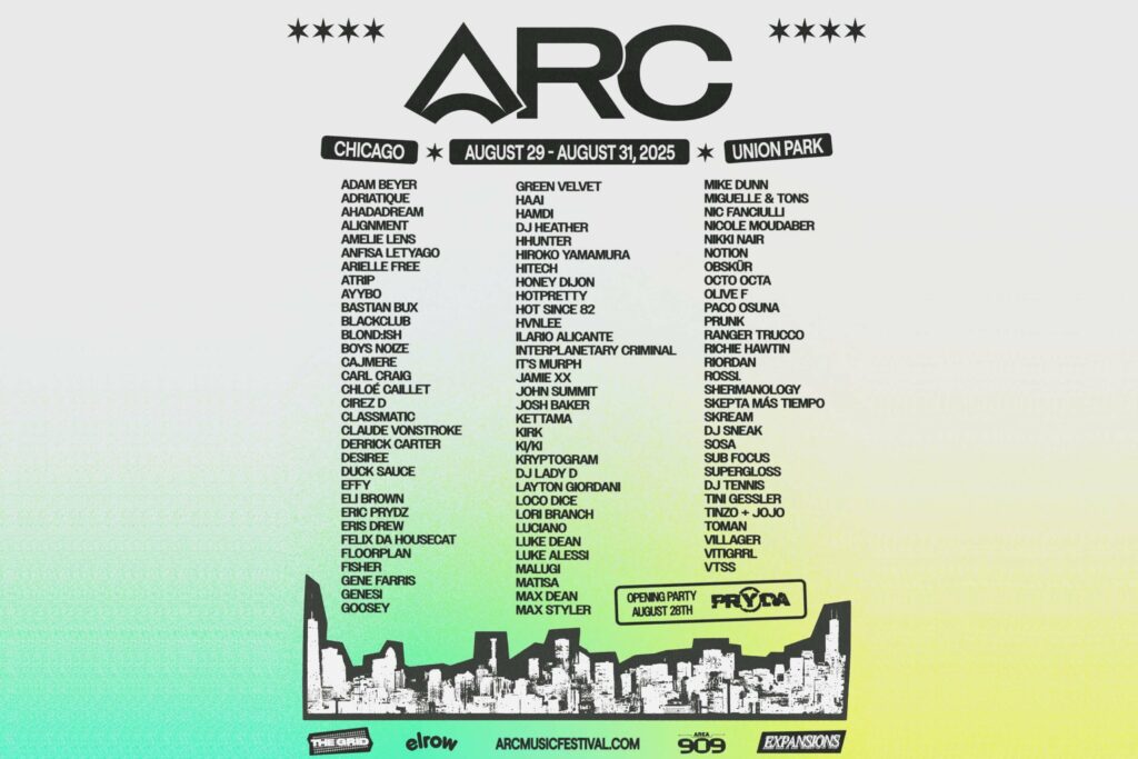 Arc Music Festival to Celebrate its 5th Edition in the Windy City
